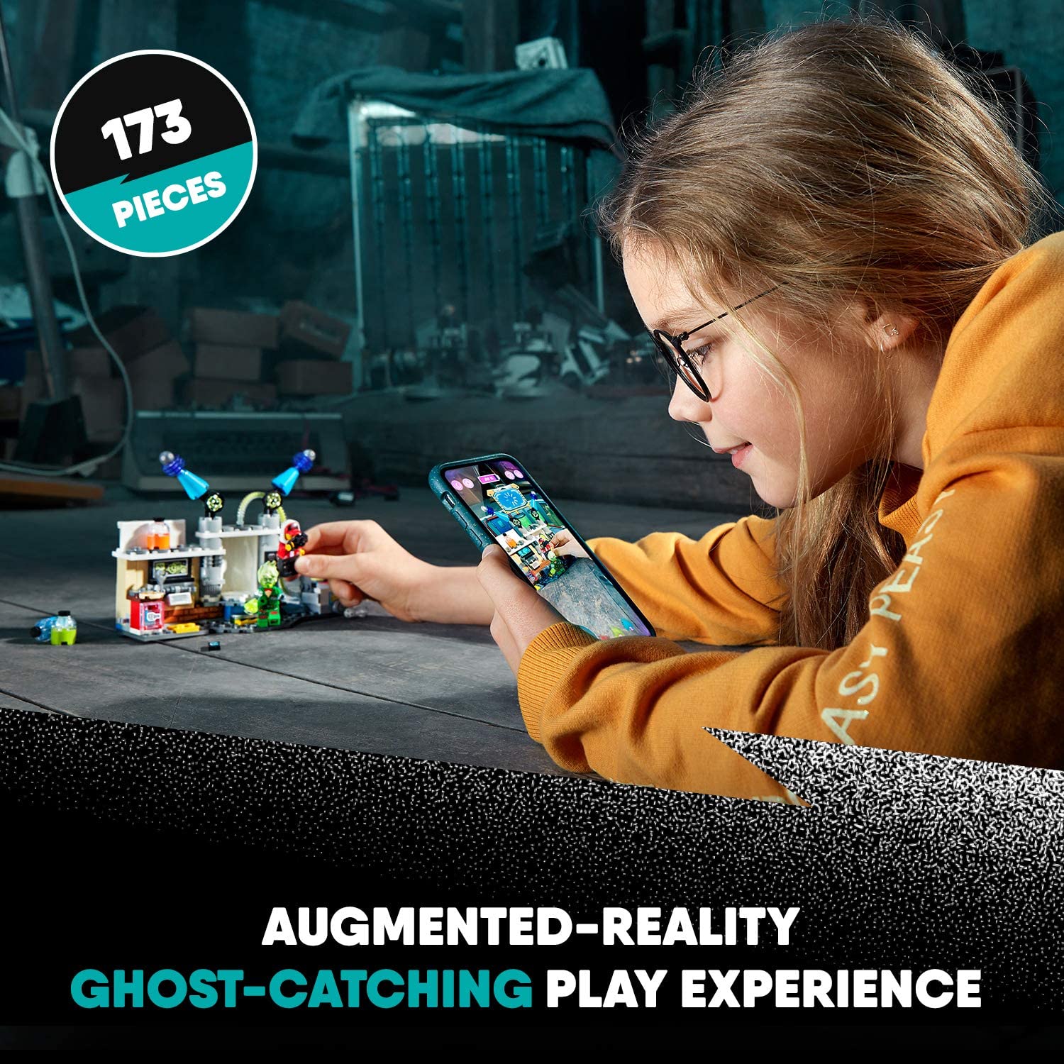 LEGO Hidden Side 70418 J.B.’s Ghost Lab Building Set, AR Games App ...