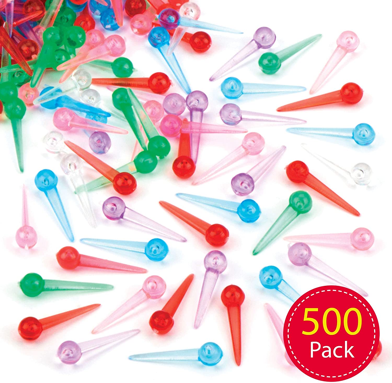 Safe Plastic Sequin Pins, for Children’s Sequin Craft Projects – Pack ...