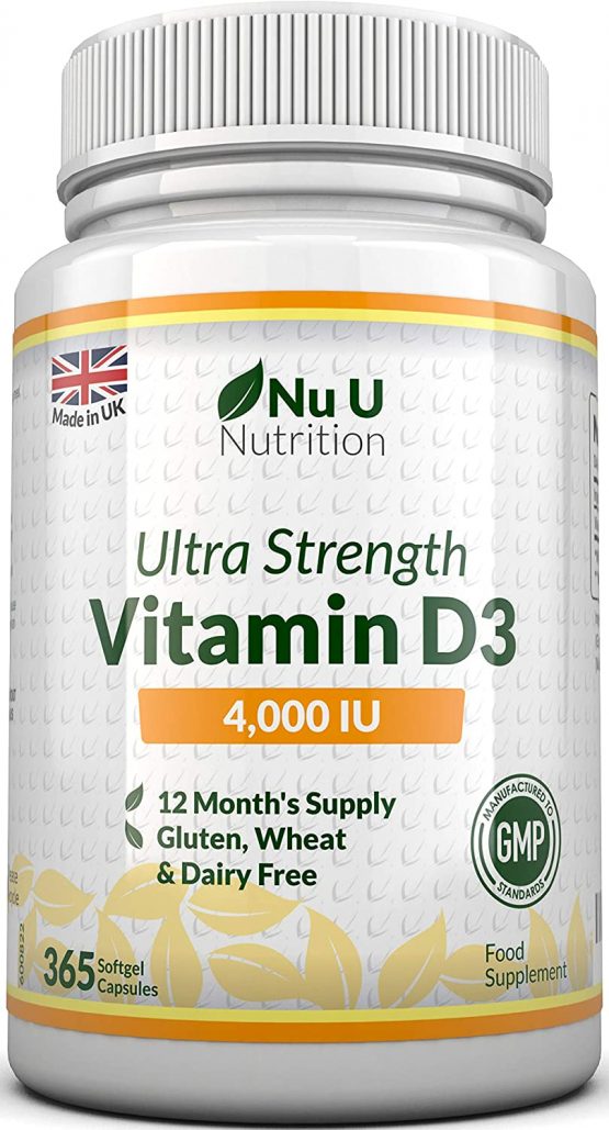 Vitamin D 4000 IU, 365 Softgel Capsules NOT Tablets, Full Year Supply ...