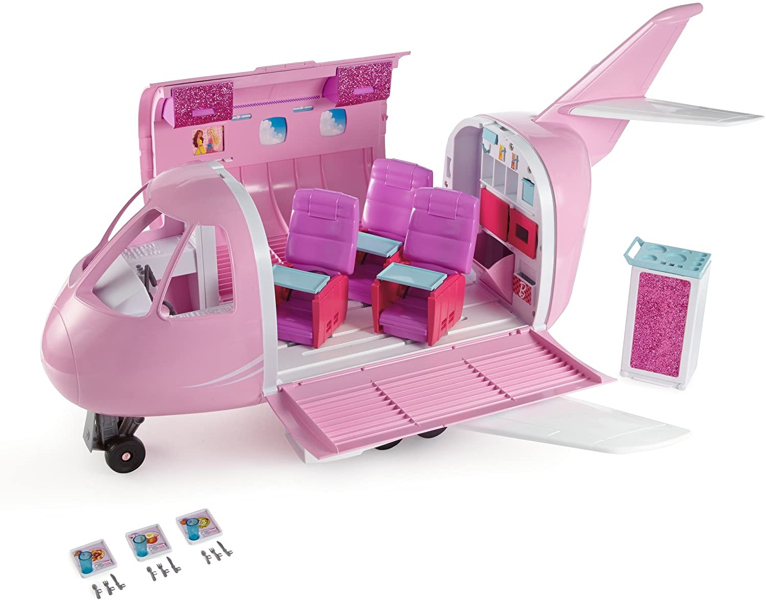 Barbie Airplane Passport Glamour Vacation Jet – Pink Airplane – BigaMart