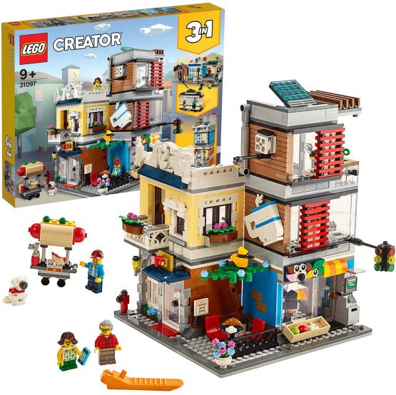 LEGO 31097 Creator 3in1 Townhouse Pet Shop & Café Building Toy Brickset ...