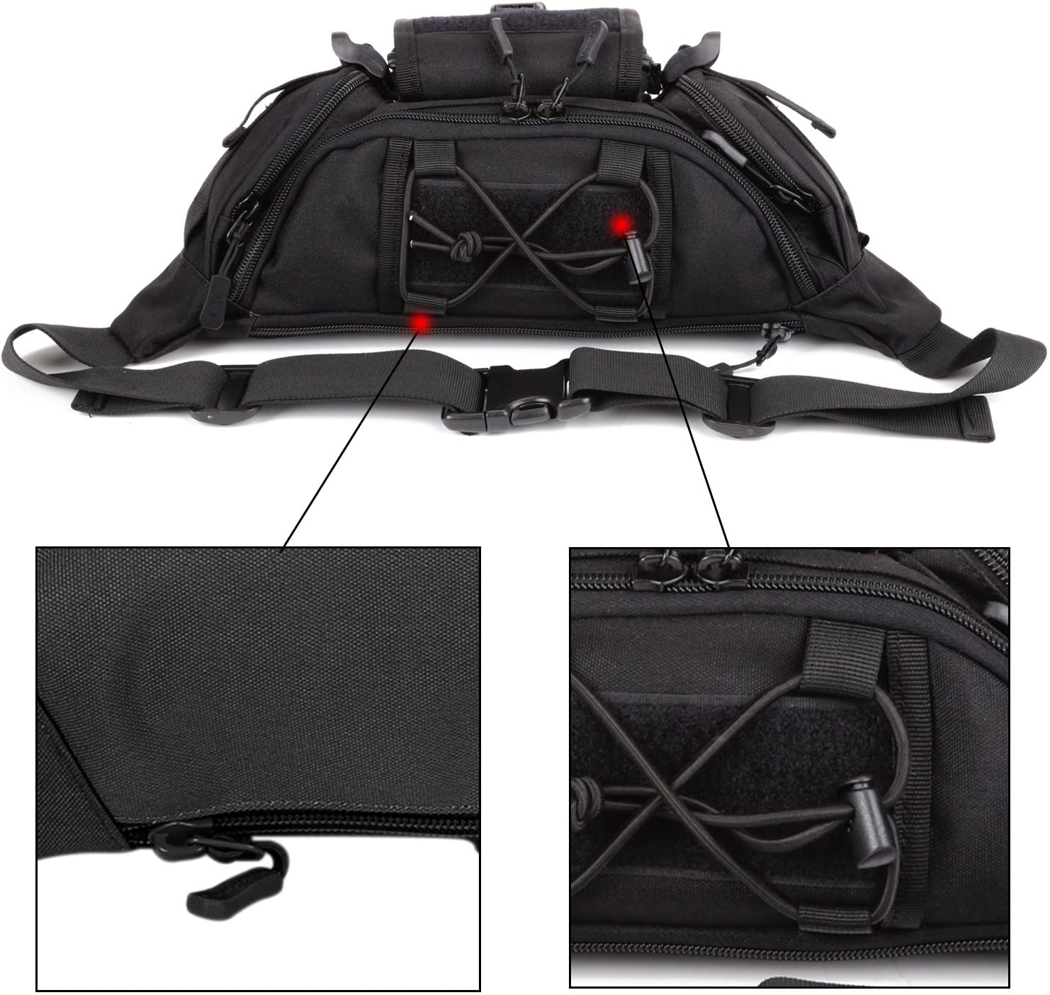 DCCN Tactical Molle Bum Bag Military Multifunctional Waist Hip Pack ...