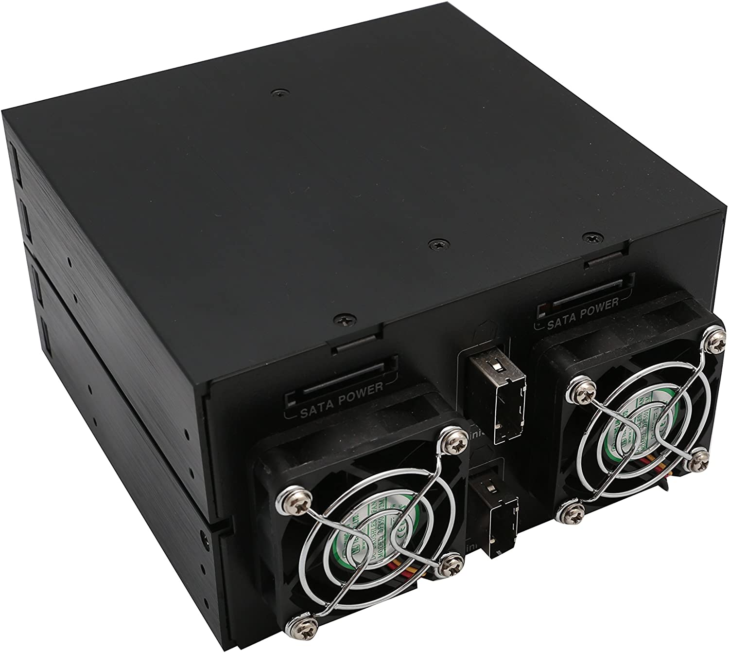 Syba Full Metal 8 Bay 2.5″ SATA HDD & SSD HotSwap Backplane Cage for 5. ...