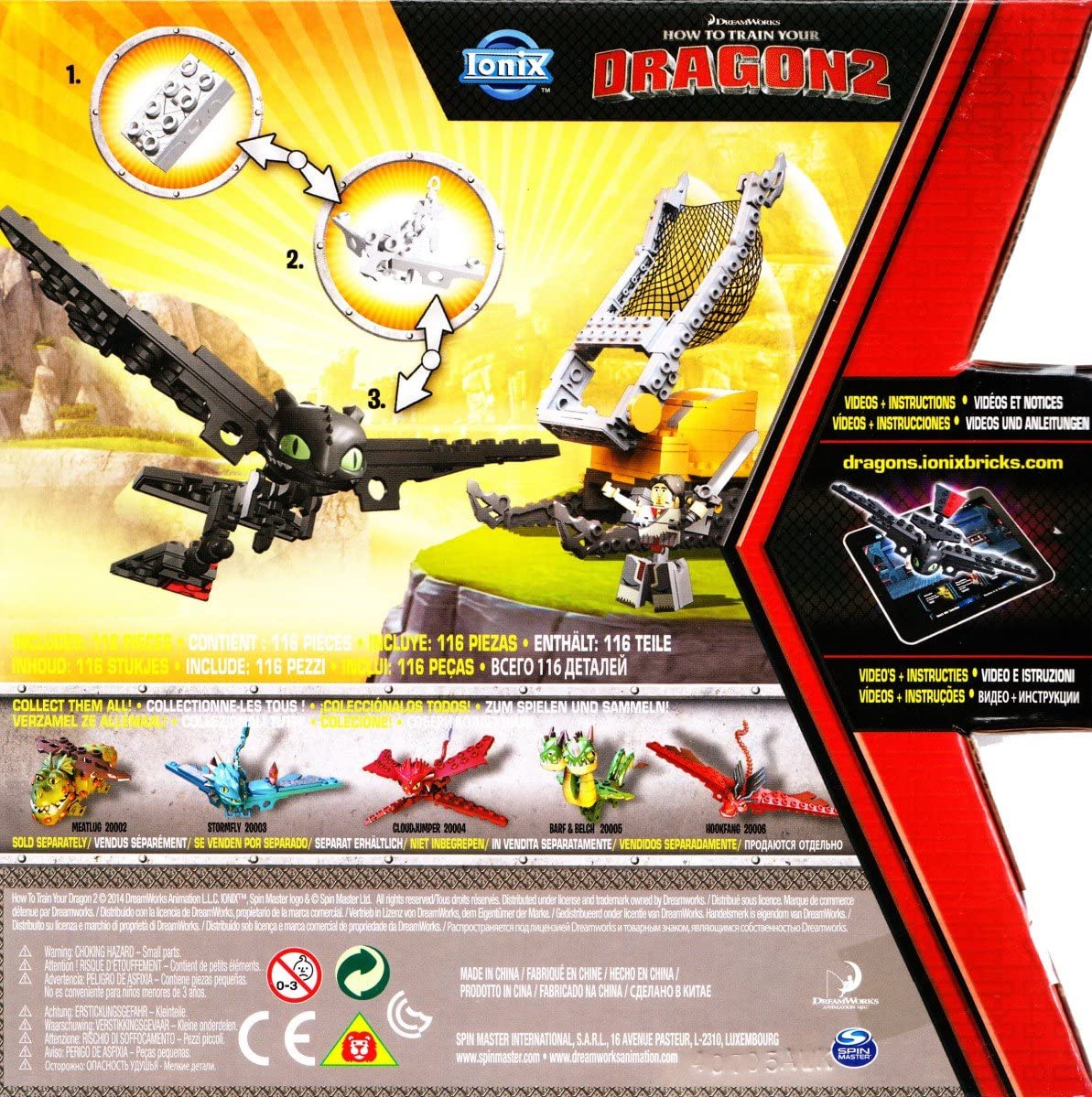 How To Train Your Dragon 2 Ionix Dragons Toothless Viking Attack – BigaMart