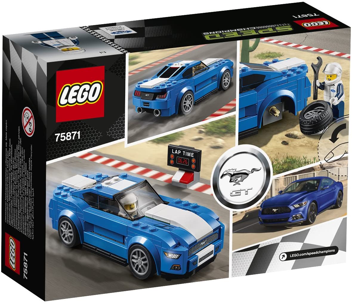 LEGO Speed Champions Ford Mustang GT Building Set (Multi-Colour) – BigaMart