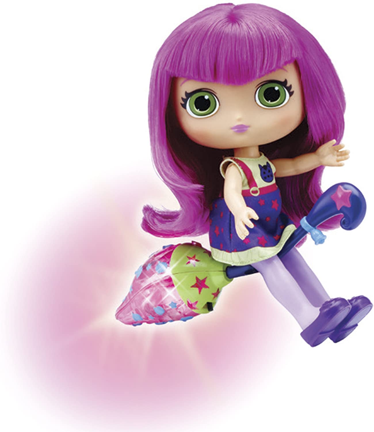 LITTLE CHARMERS, 8” Hazel Doll with Light Up Broom – BigaMart