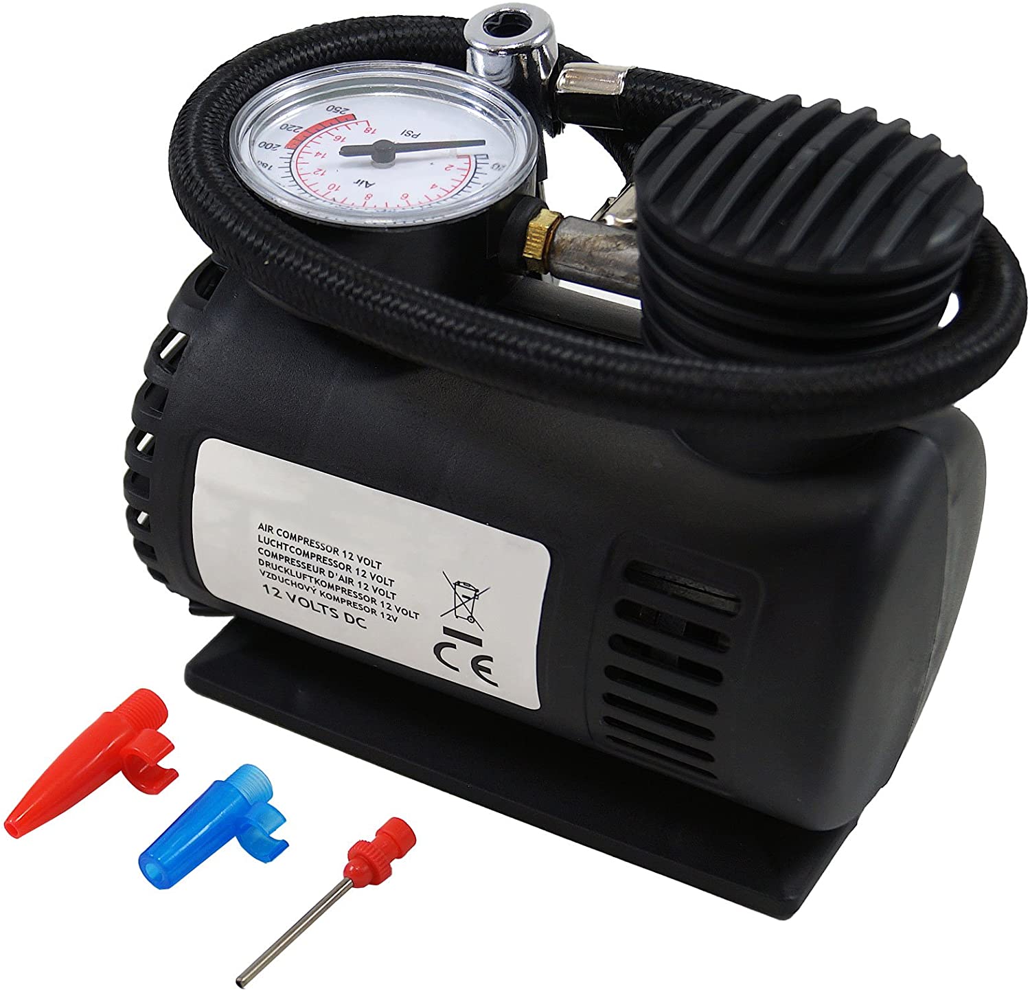 12 V Mini Compressor Pump Air Compressor 17 Bar Car – BigaMart