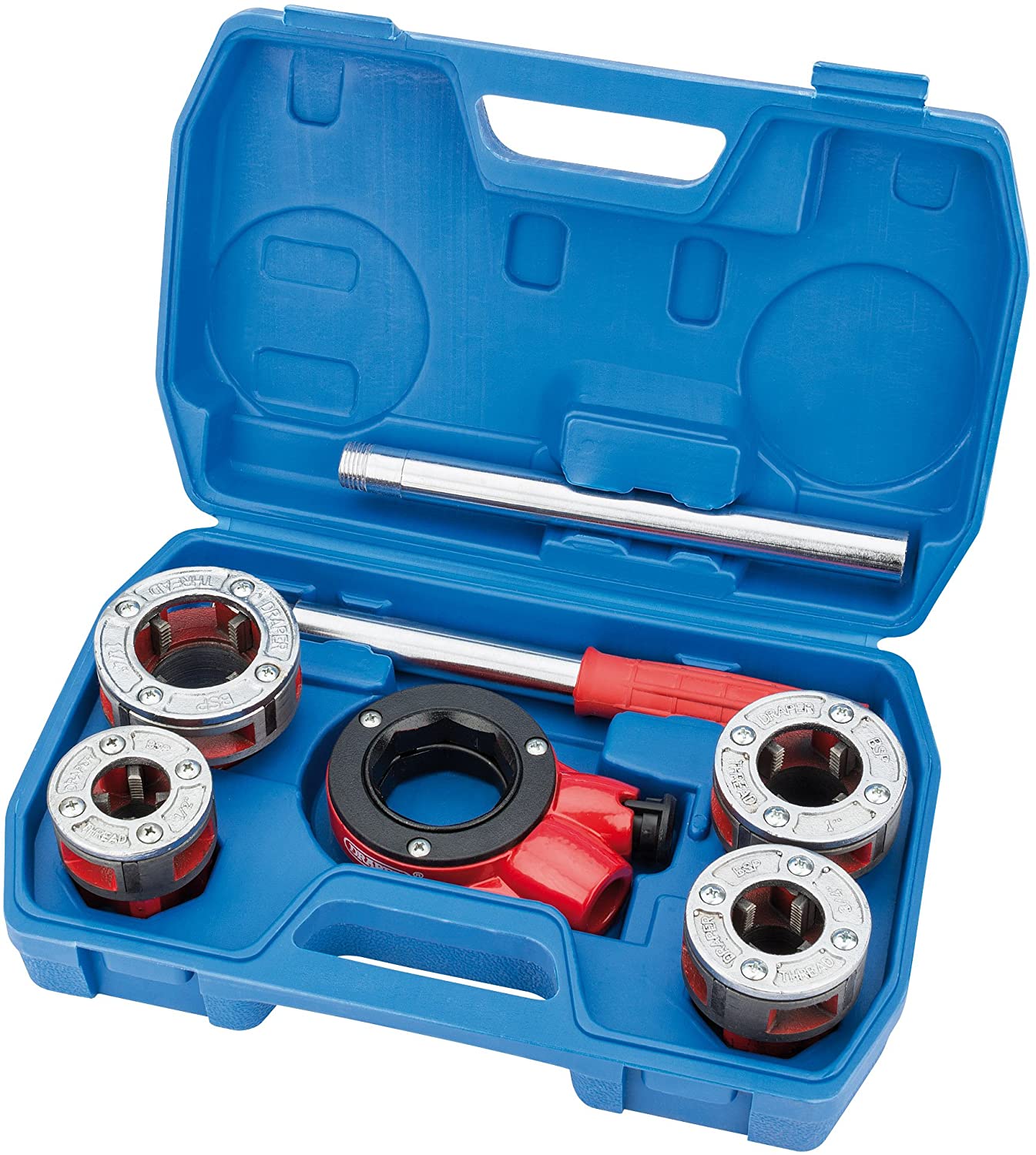 Draper 7 Piece Imperial Ratchet Pipe Threading Kit – BigaMart