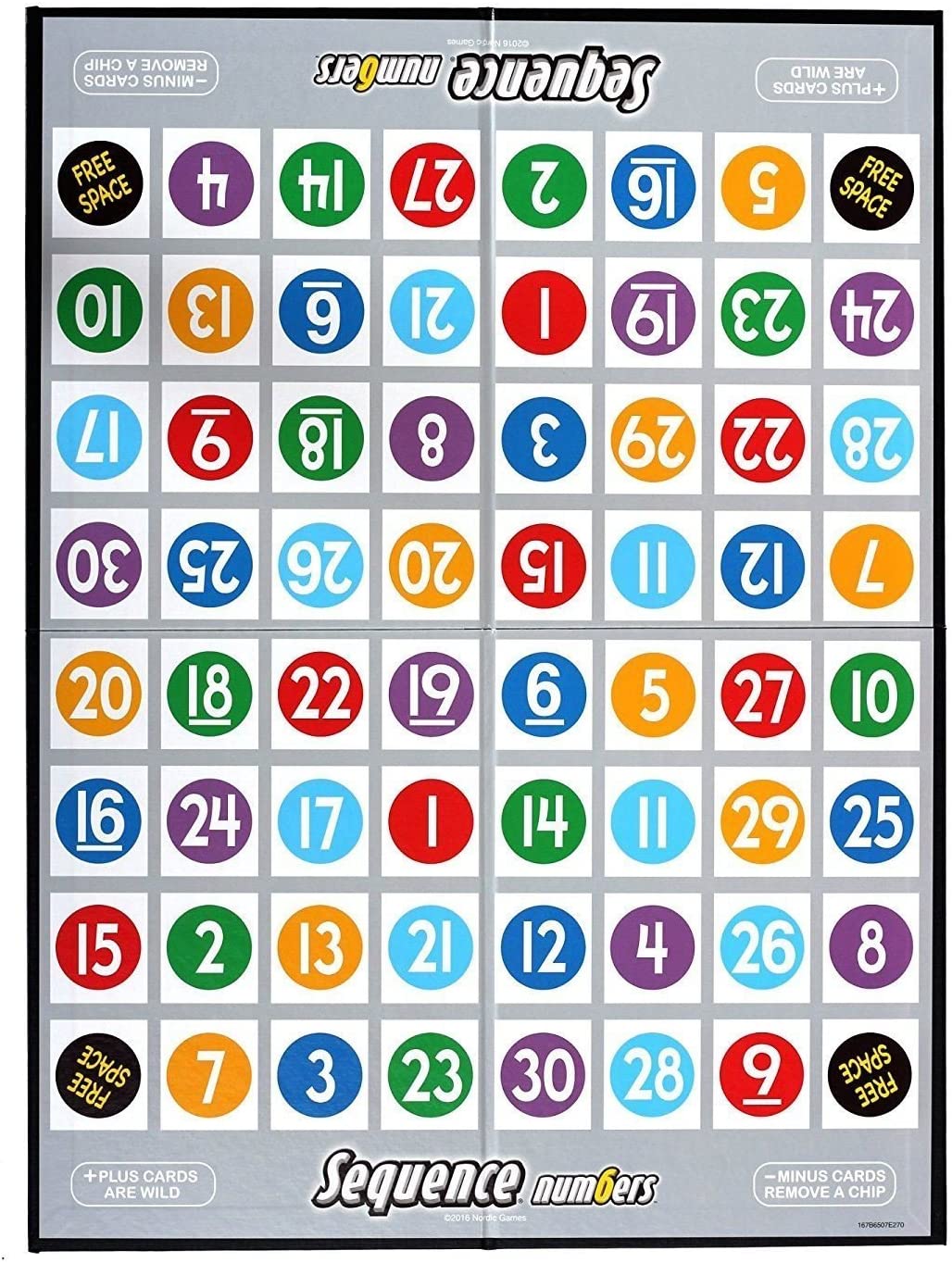 Sequence Numbers board game - BigaMart