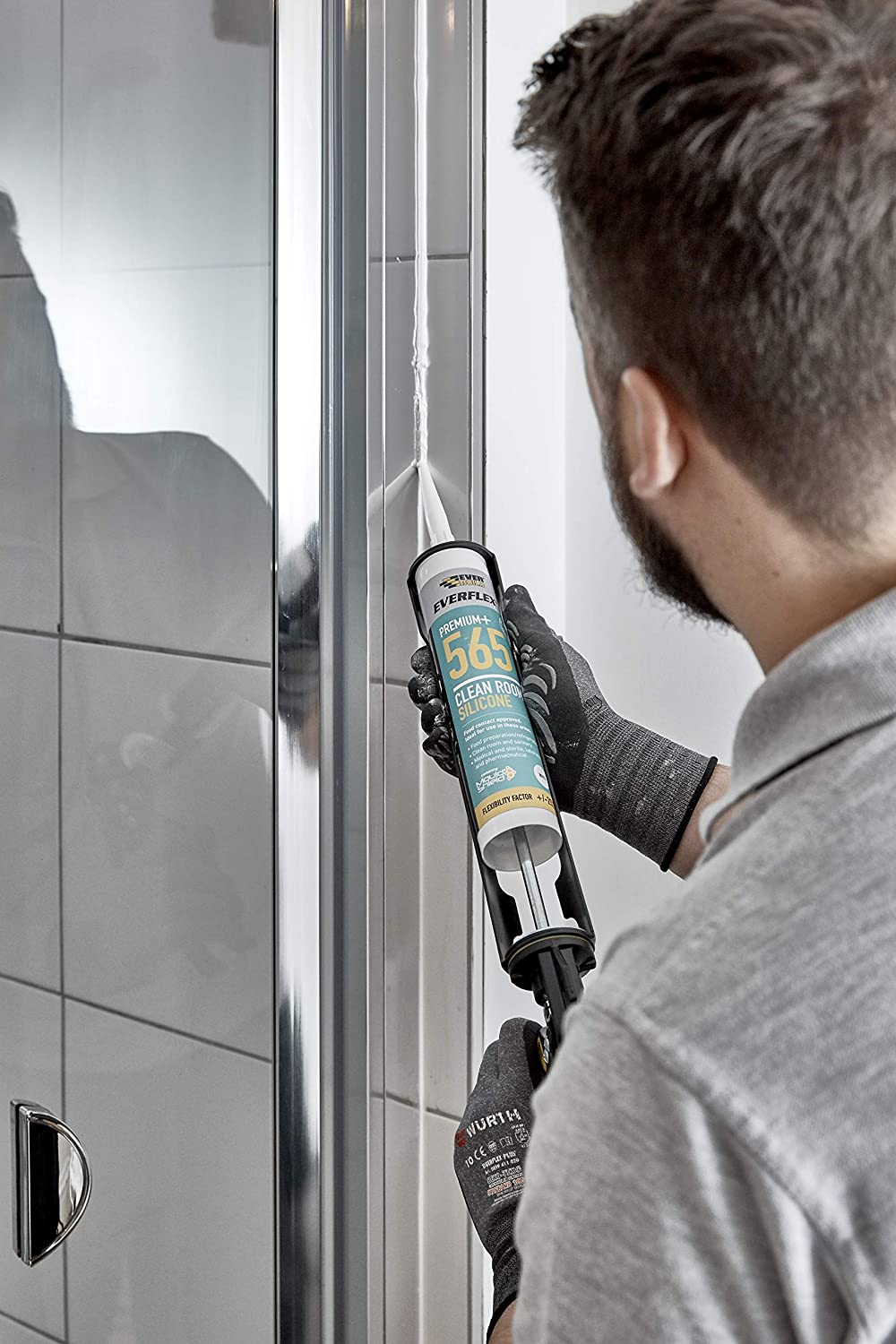 Everbuild 565WE Everflex 565 Premium+ Clean Room Silicone Sealant ...