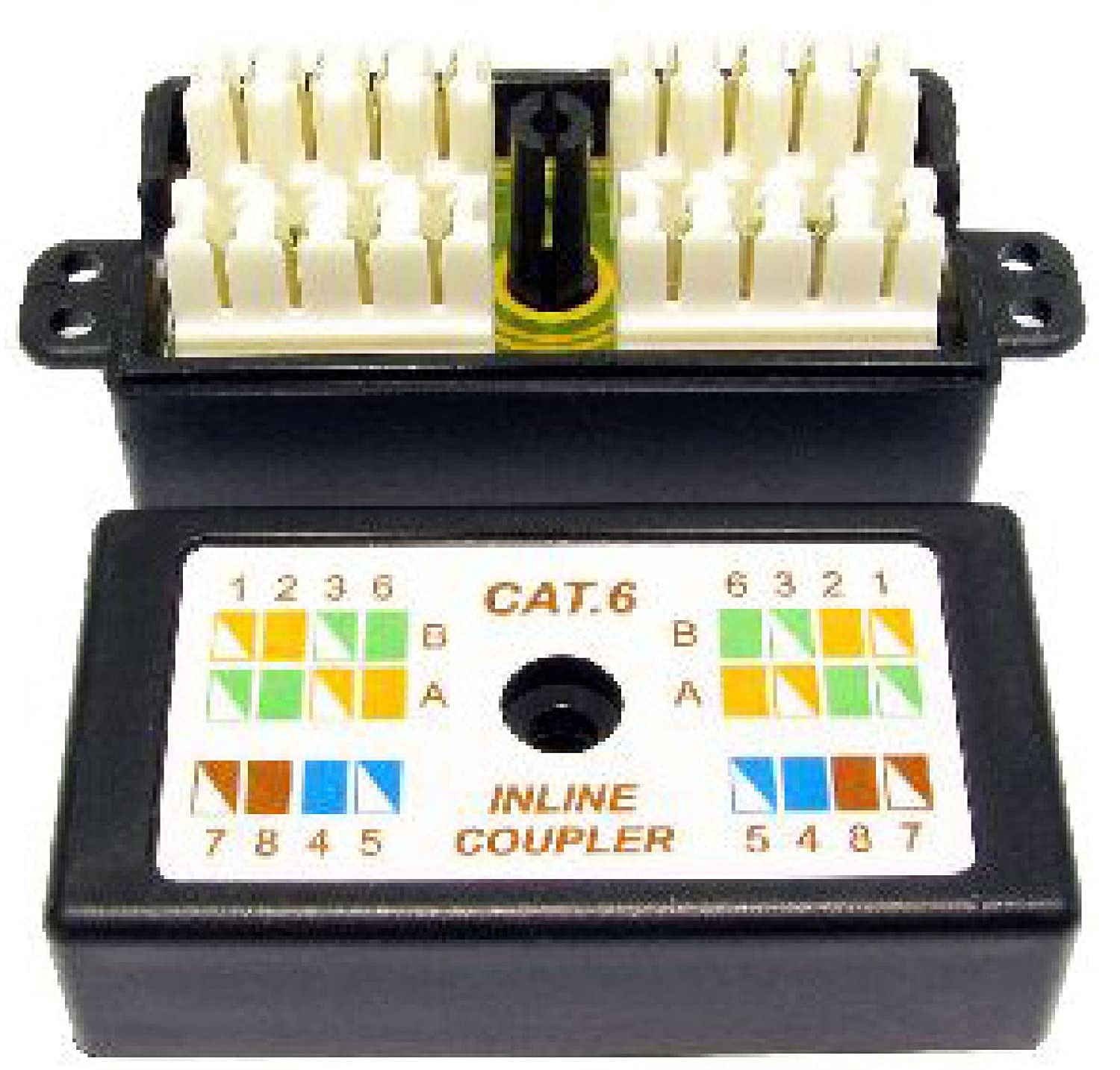 rhinocables® RJ45 Cat 6 Gigabit Inline Punchdown Krone Coupler Joiner ...