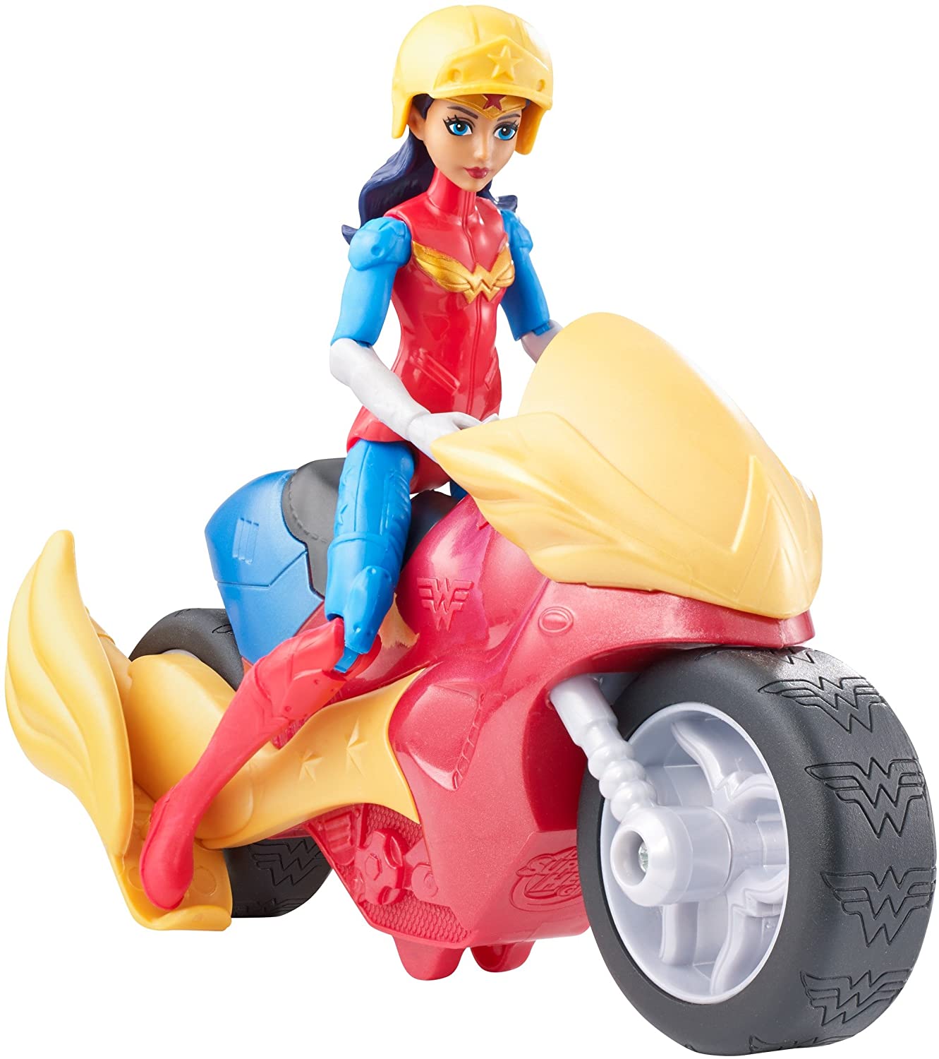 DC Super Hero Girls Wonder Woman Action Figure with Motorcycle – BigaMart