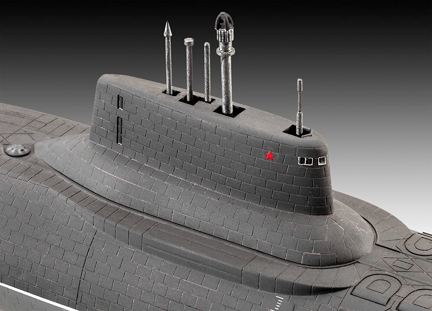 Revell 05138 Soviet Submarine Typhoon Class Model Kit, 1:400 Scale, 41. ...