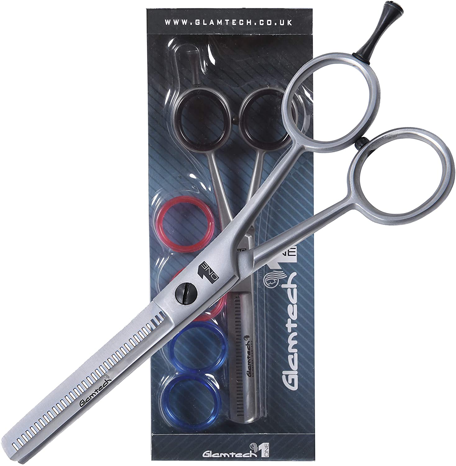 Glamtech One Professional Thinner – (5.5-inch) – Ideal Thinning Scissor for Hairdressing and ...