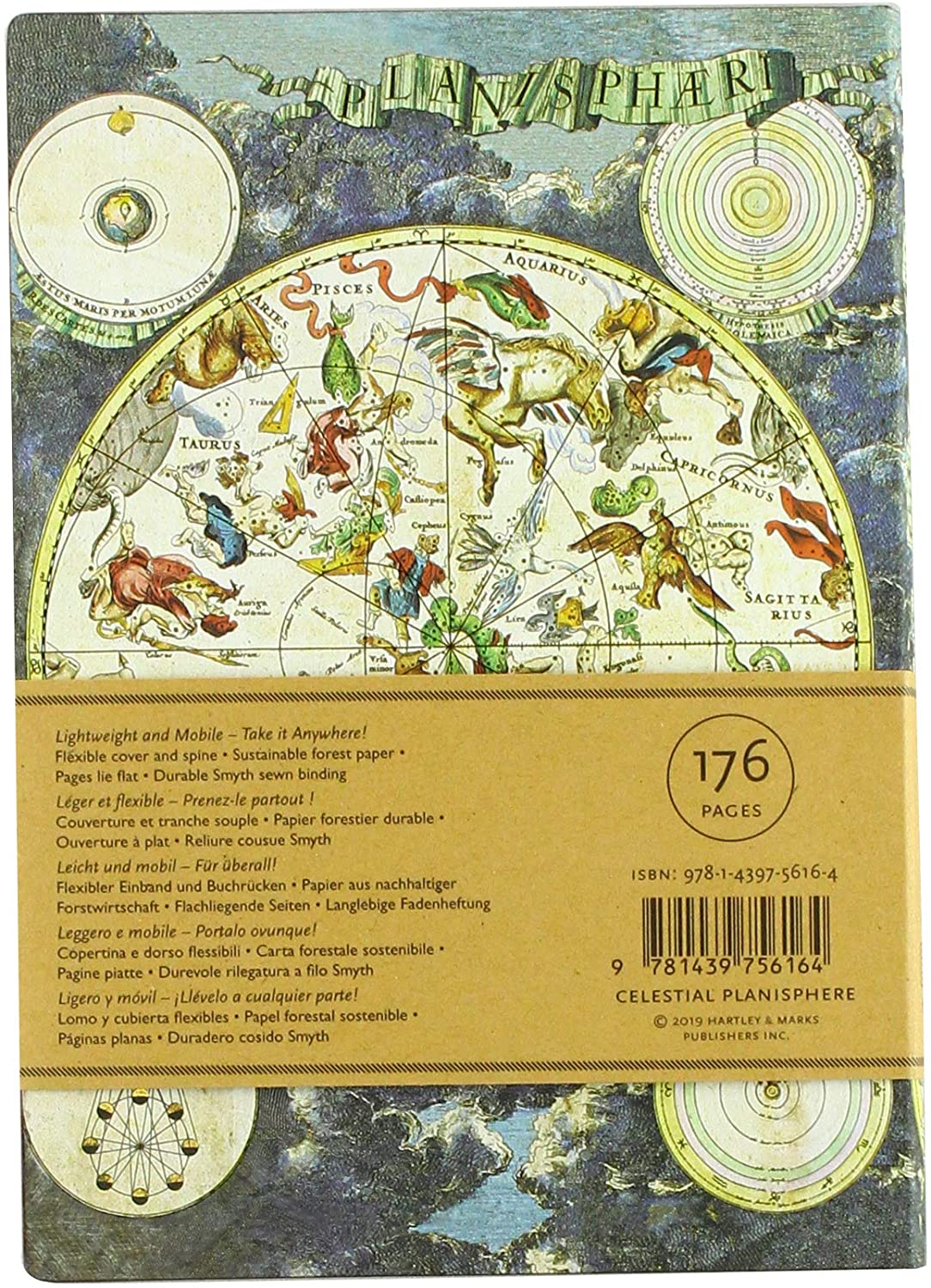 Paperblanks Softcover Flexis Celestial Planisphere | Lined | Midi (130 ...