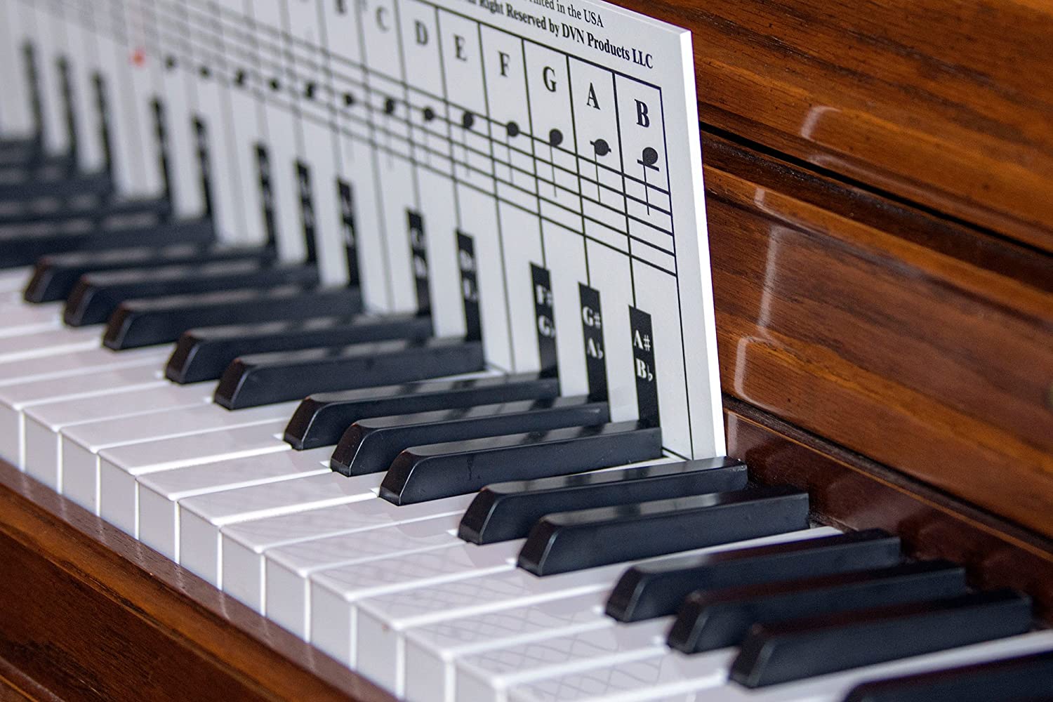 Piano Note Chart, Use Behind the Keys, Made with Foam PVC Sheet, Ideal ...