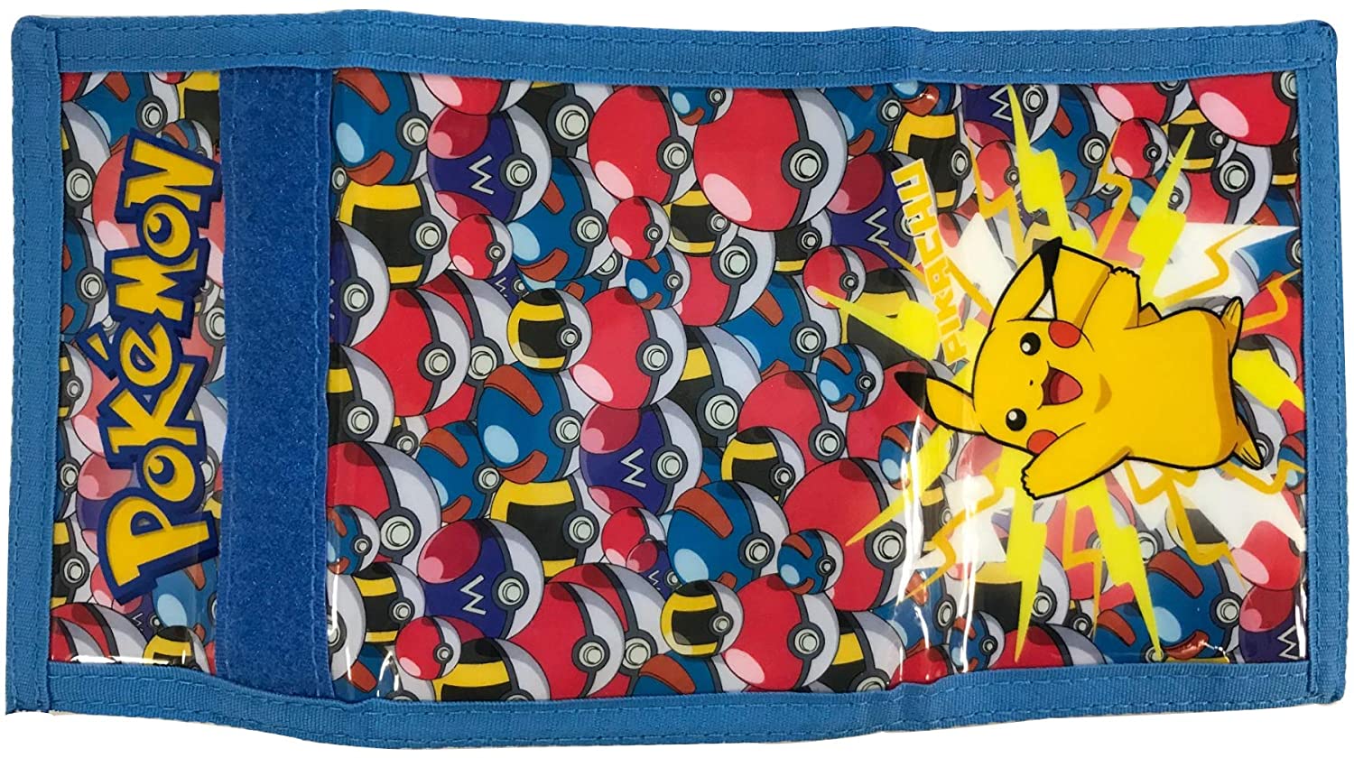 Pokemon Pikachu – Lightning Strike! – Coin & Card Tri-Fold Wallet ...