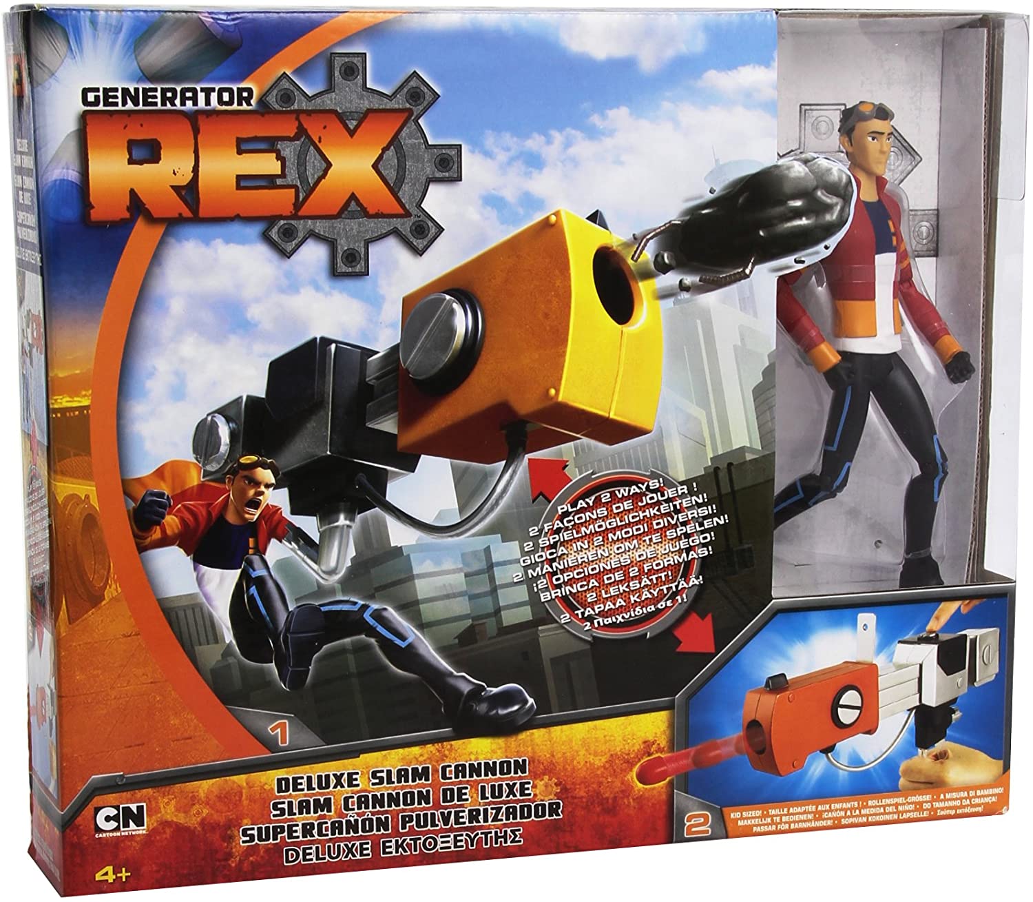 Cartoon Network Generator Rex Deluxe Figure with Accessory – Cannon ...