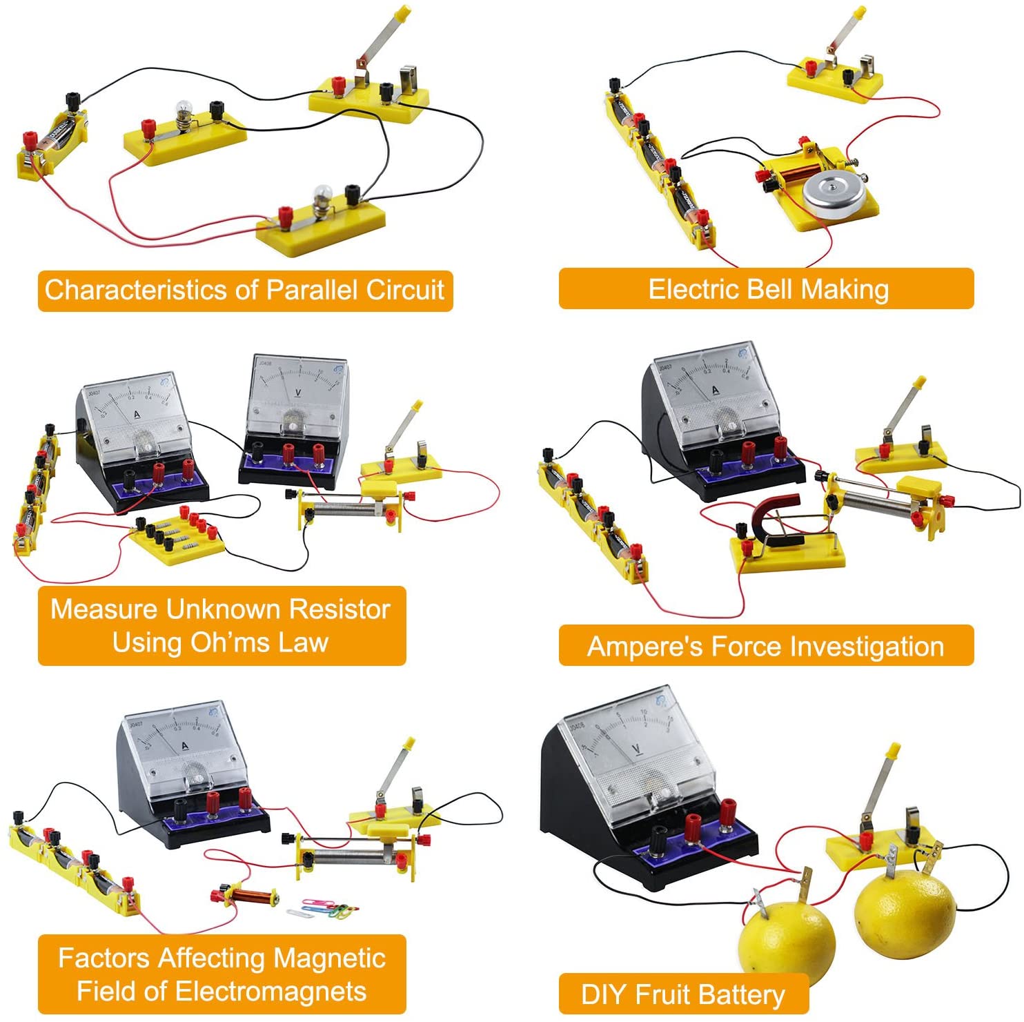 Teenii STEM Physics Science Lab Basic Circuit Learning Starter Kit ...