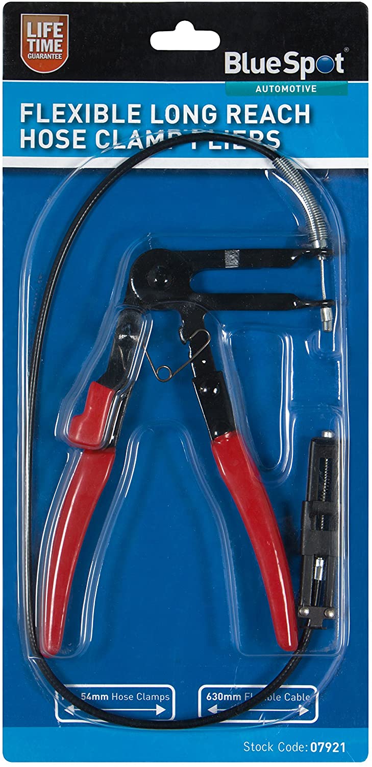 Blue Spot 07921 Flexible Long Reach Hose Clamp, Black – BigaMart