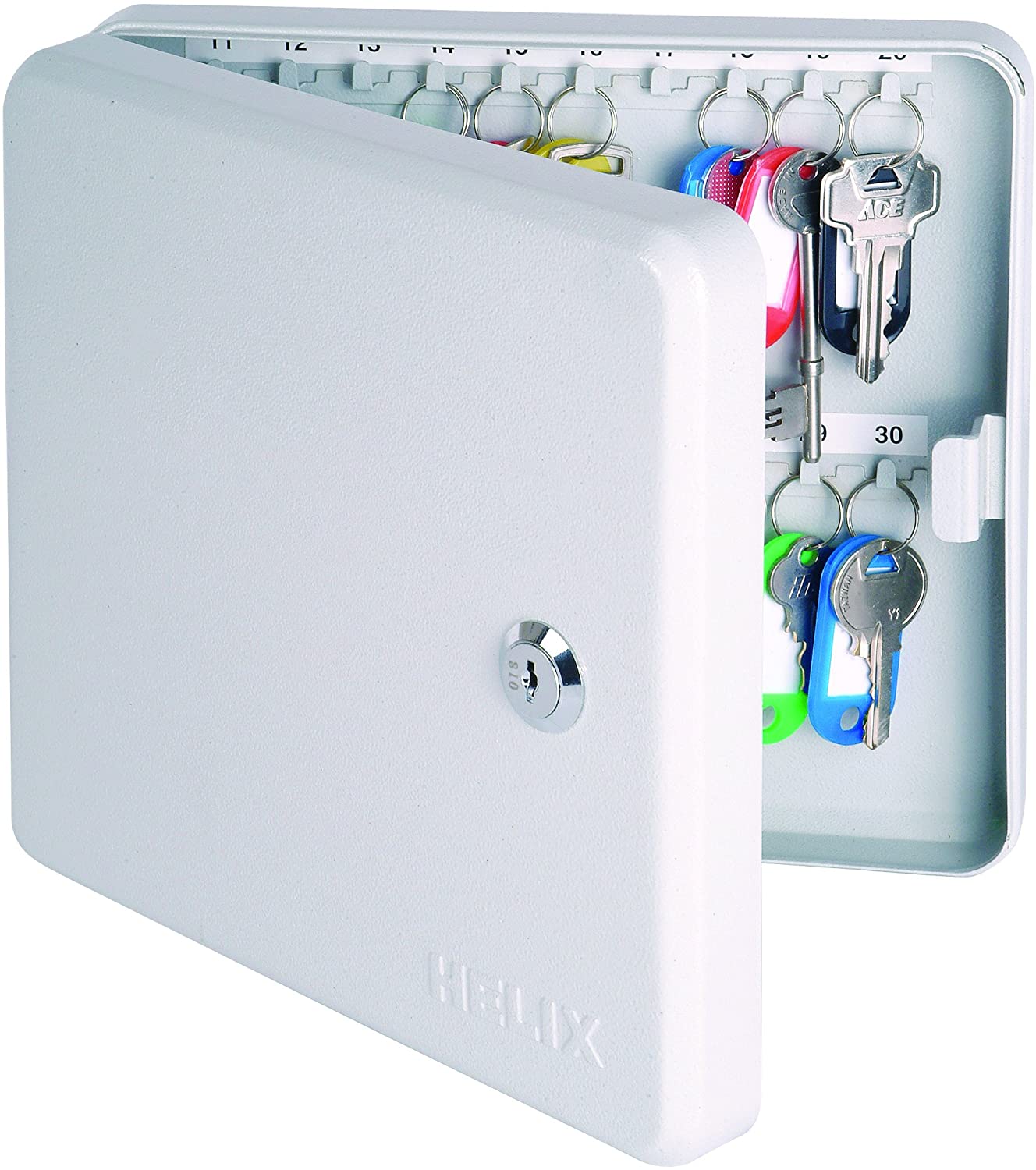 Helix Key Safe Cabinet (30 Key Capacity), Grey – BigaMart