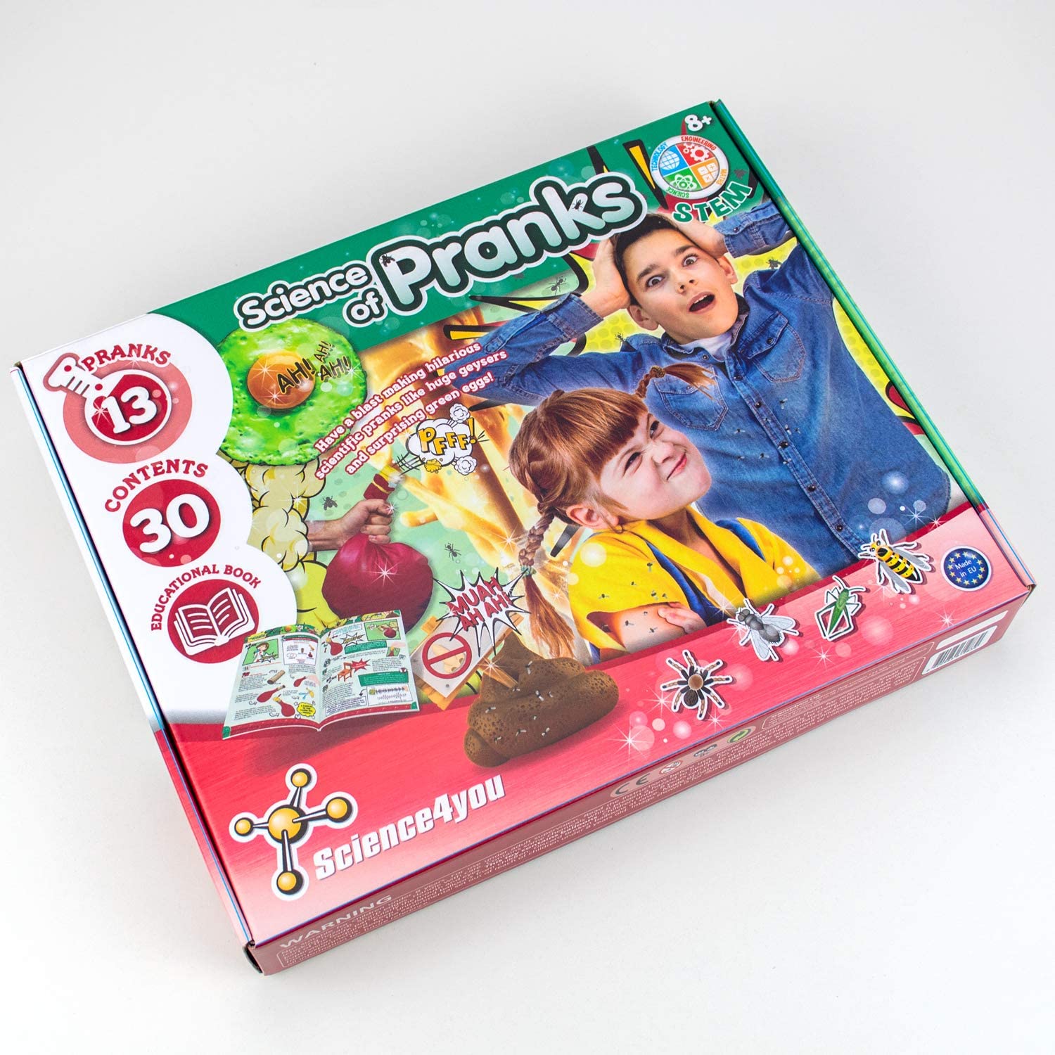 Science 4 You Science of Pranks Educational STEM Kit for Kids Aged 8 ...