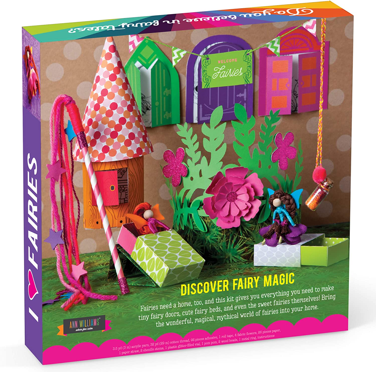 Craft-tastic CT1684 Love Kit Makes 8 Different Fairy Themed Projects ...