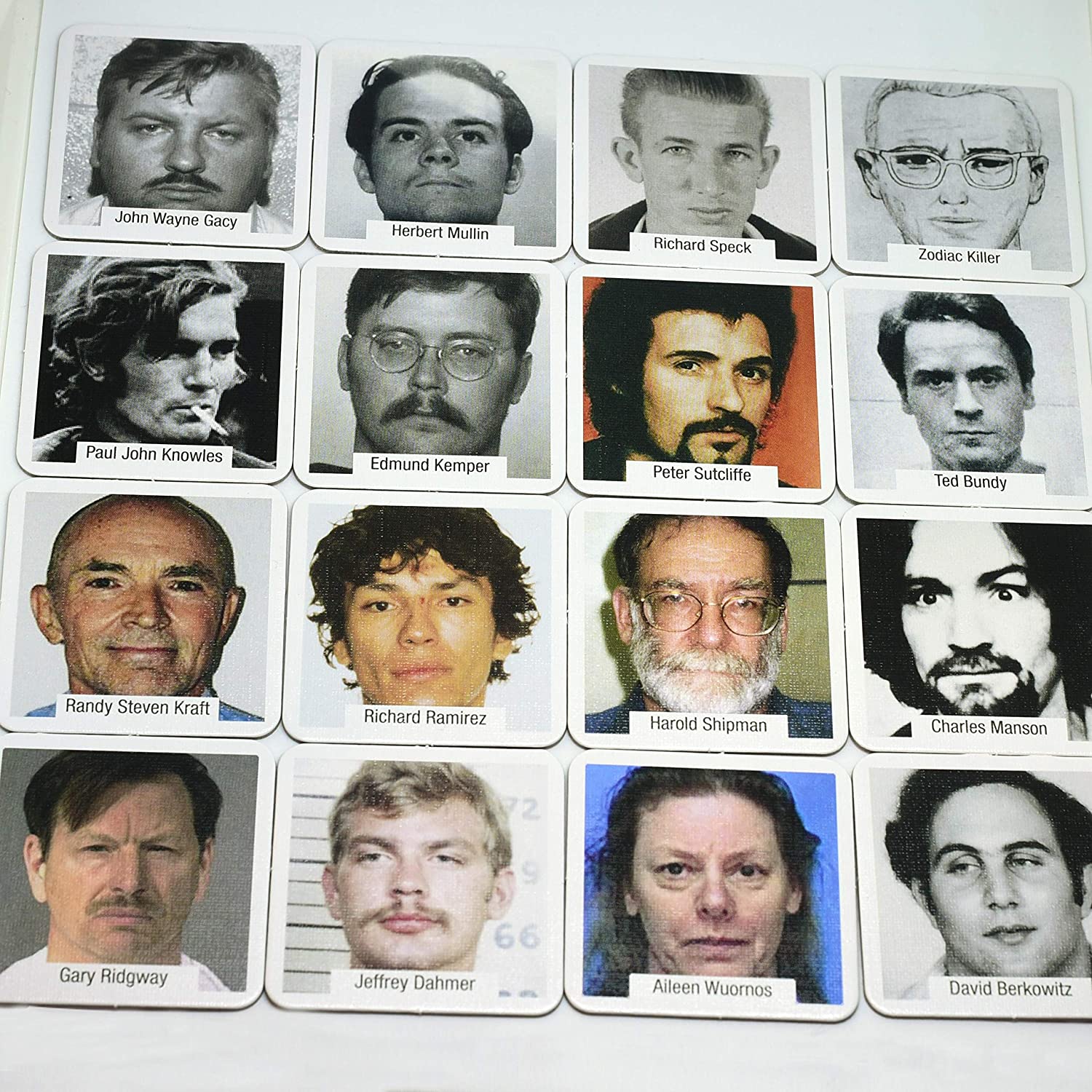 Kulturmeister Notorious Serial Killers – A Thrilling Memo Match Game ...