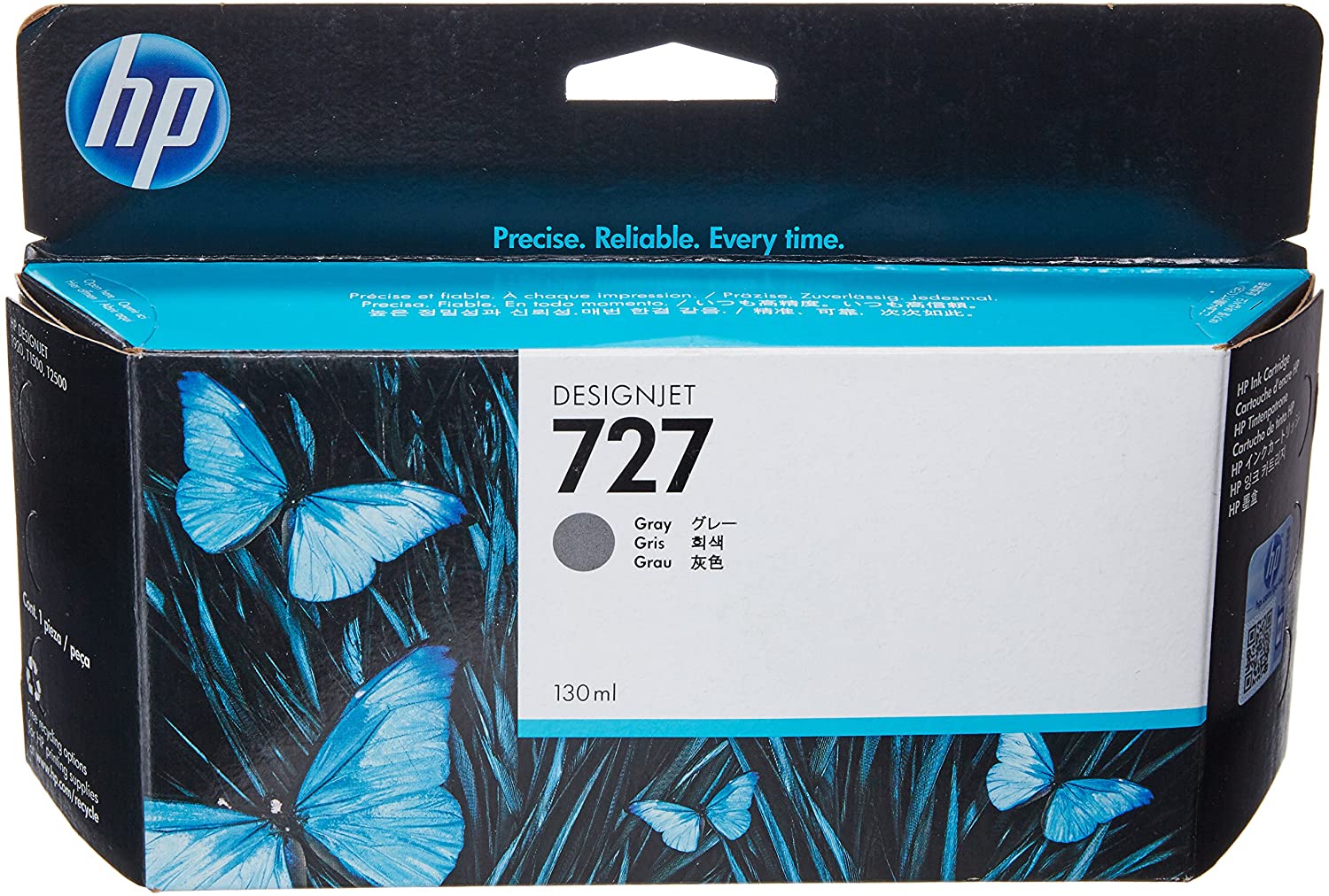 HP 727 B3P24A Grey 130-ml Genuine HP DesignJet Ink Cartridge with ...