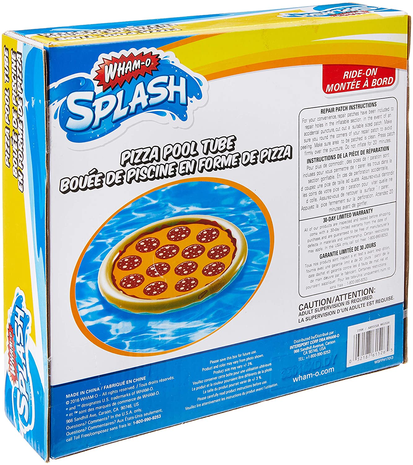 Pizza Pool Tube Inflatable Pool Float – BigaMart