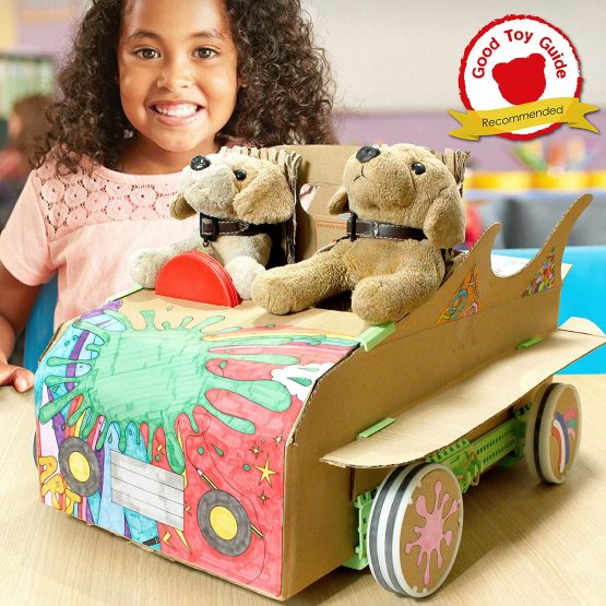 JUNKO Core Zoomer TOY CAR Kit – Make your own Toy Car Out of Recycled ...