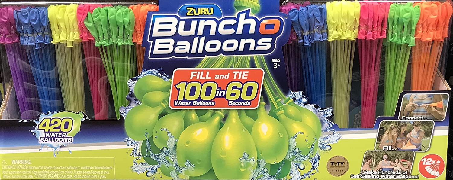 ZURU Bunch O Balloons 420 Water Balloon Summer Party Mega Pack – BigaMart