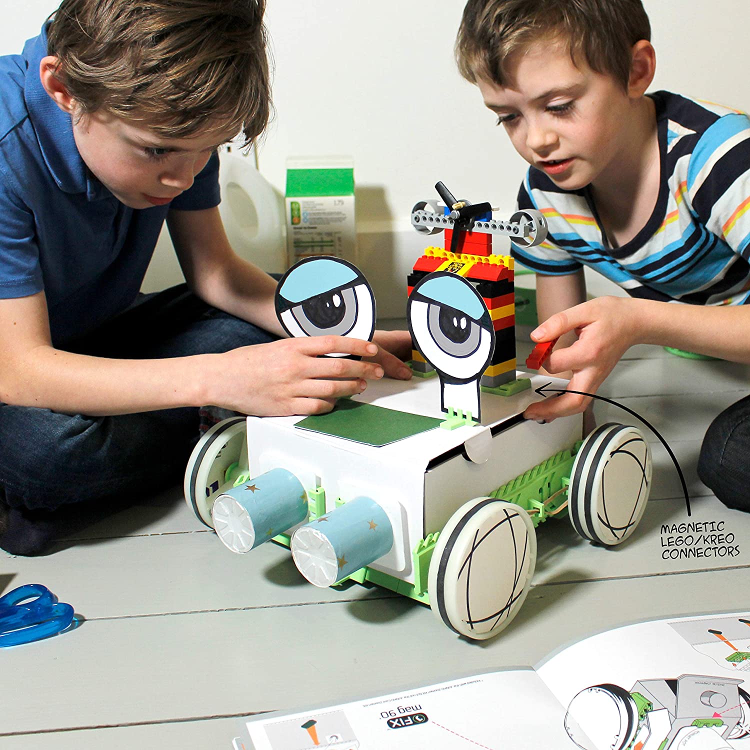 JUNKO Zoomer TOY CAR Kit – Make your own Toy Car Out of Recycled ...