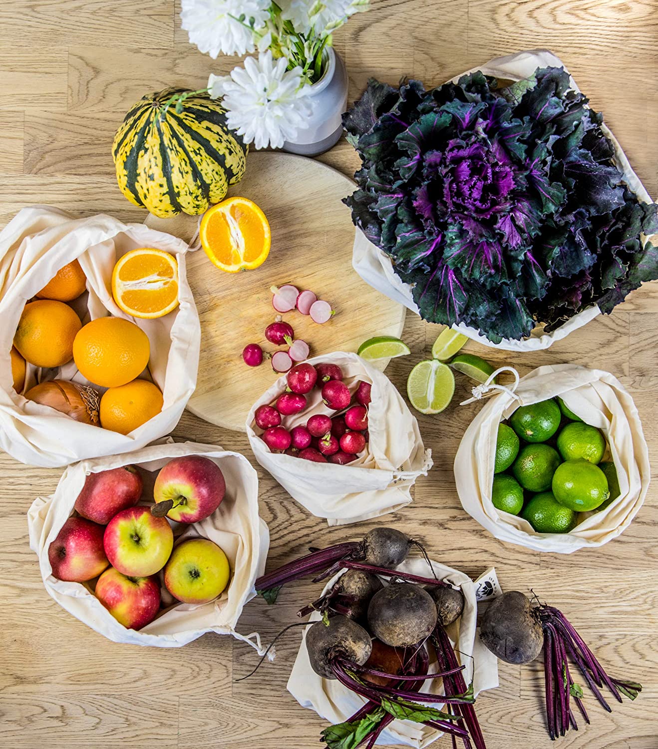 Collingwood Ecoware Bigger & Better Organic Cotton Reusable Produce ...