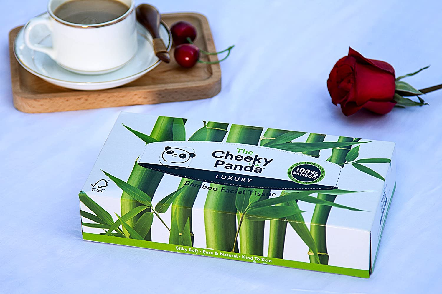 The Cheeky Panda – Bamboo Facial Tissues | Pack of 80 Tissues (3-Ply ...