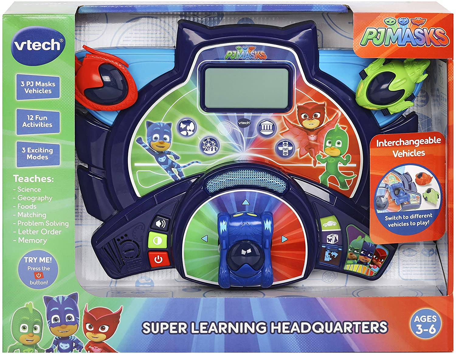 VTech 178703 PJ Masks Super Learning Headquarters, Multi-Colour – BigaMart