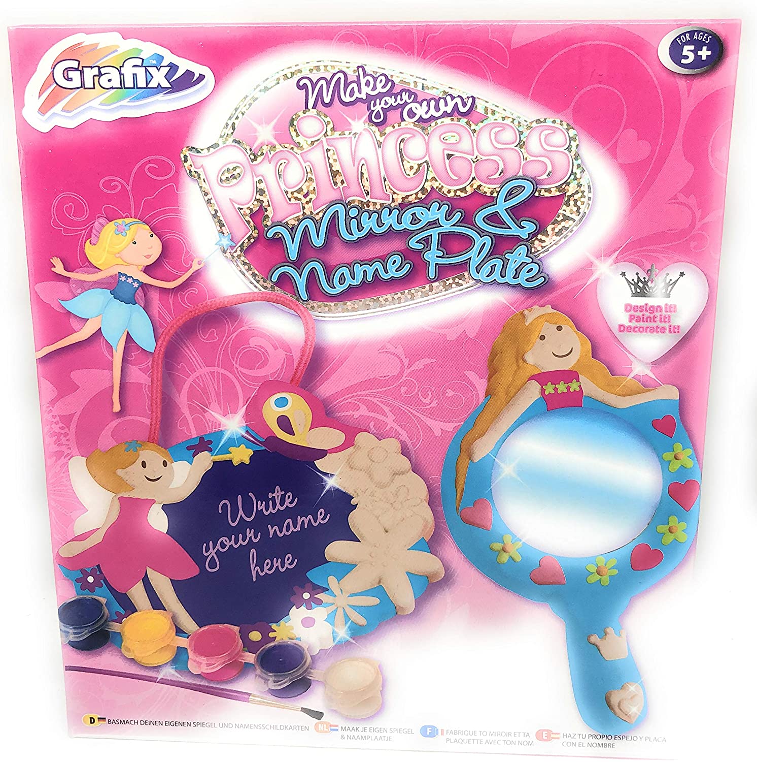 Grafix Make your Own Princess Mirror and Name – BigaMart
