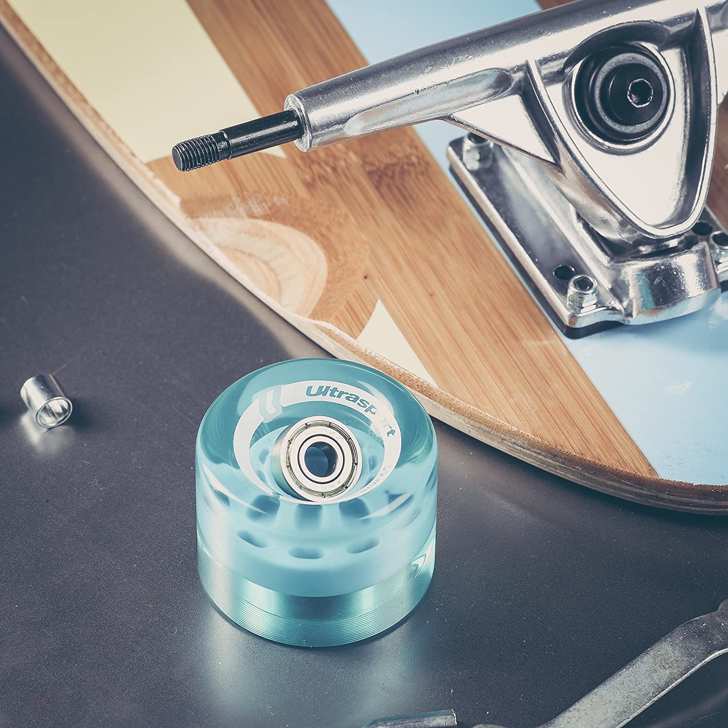 Ultrasport Skateboard wheels, made of a softer material for perfect ...