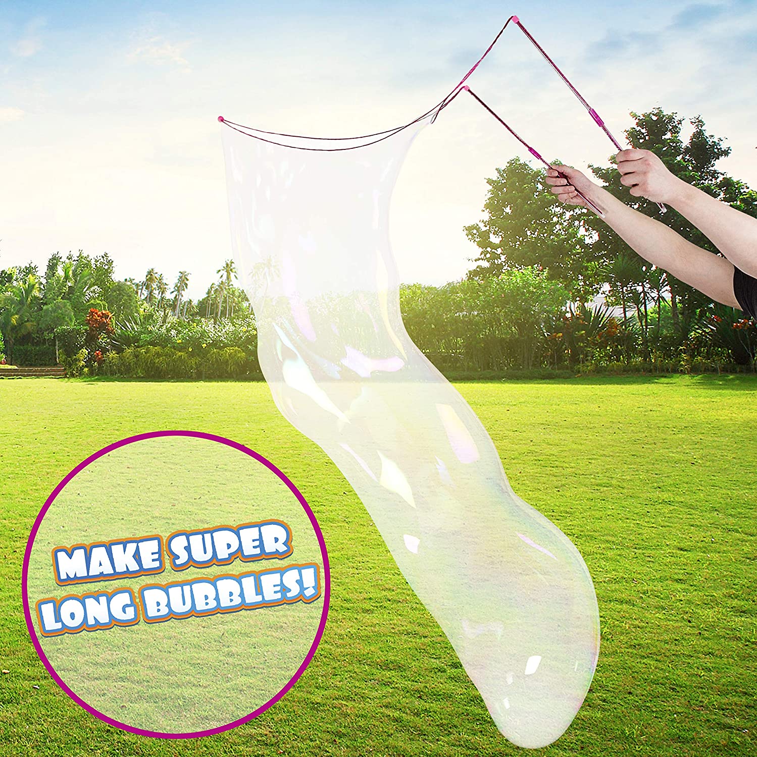 Giant Bubble Fun – Huge Bubbles for Outdoor and Garden Use – BigaMart