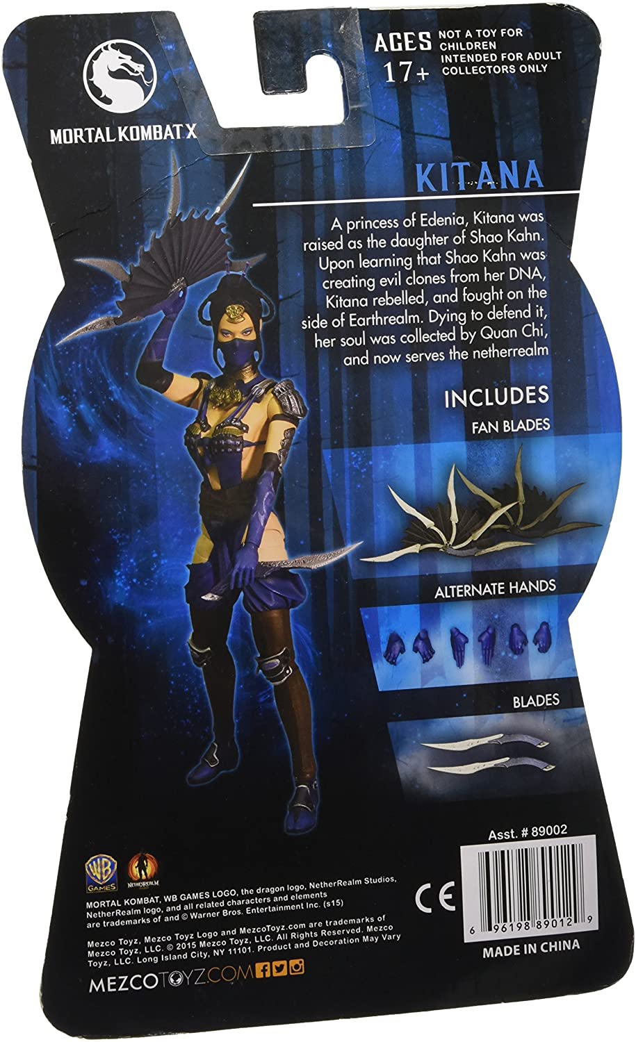 Mortal Kombat X 6-Inch Series 2 Kitana Figure – BigaMart