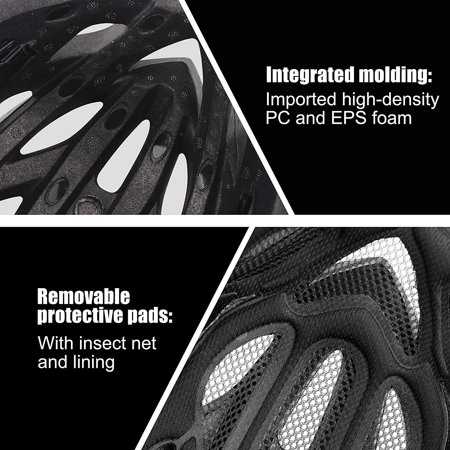 Shinmax Bicycle Helmet with Safety LED Light,CE & Stvzo Certified ...