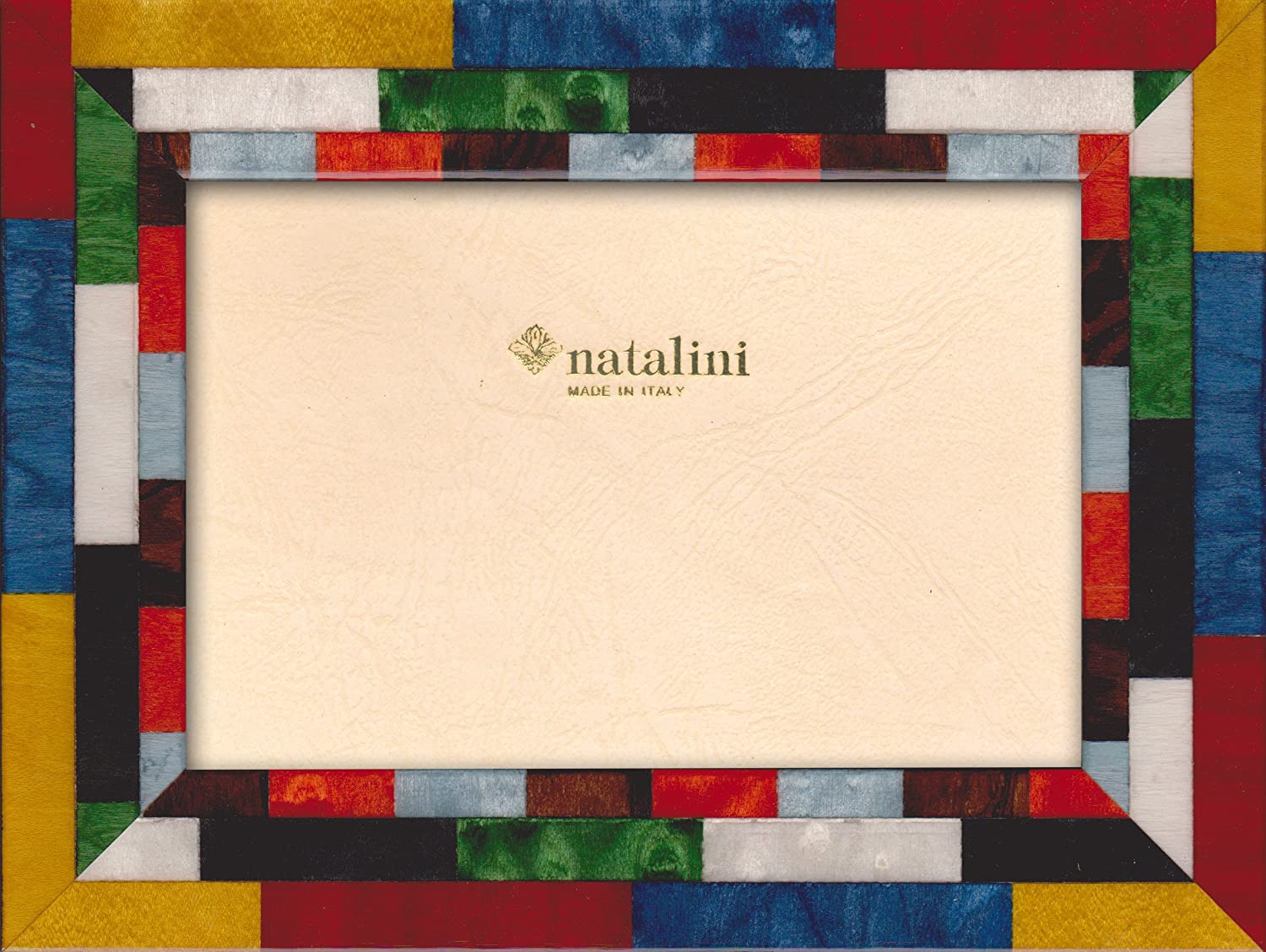 Natalini Marquetry Photo Frame Made in Italy, Tulipwood, Multicolor, 5 ...