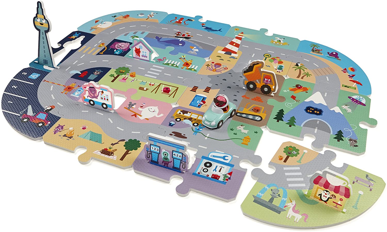Sago Mini 6041607″ Robin’s Road Trip Puzzle Mat – BigaMart
