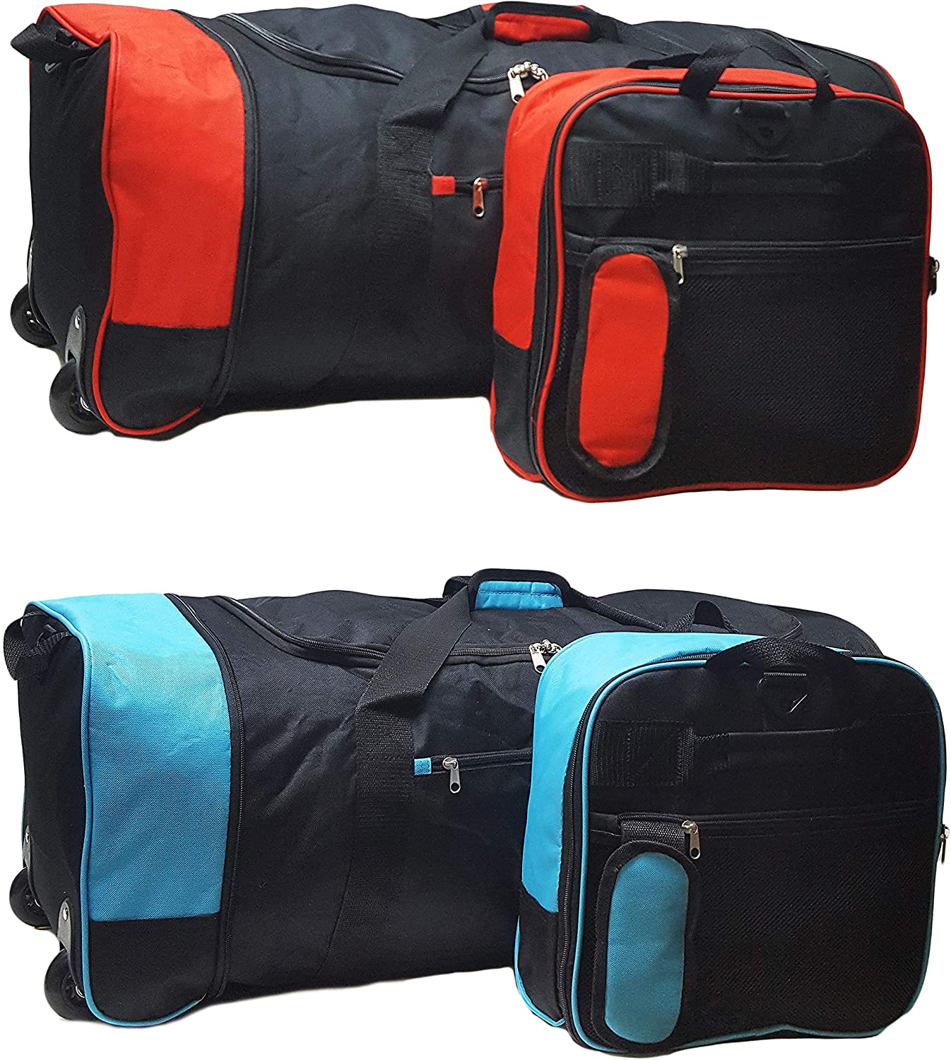 Lightweight Travel Foldaway Holdall On Wheels 80 litres, Weight 1.2kg ...