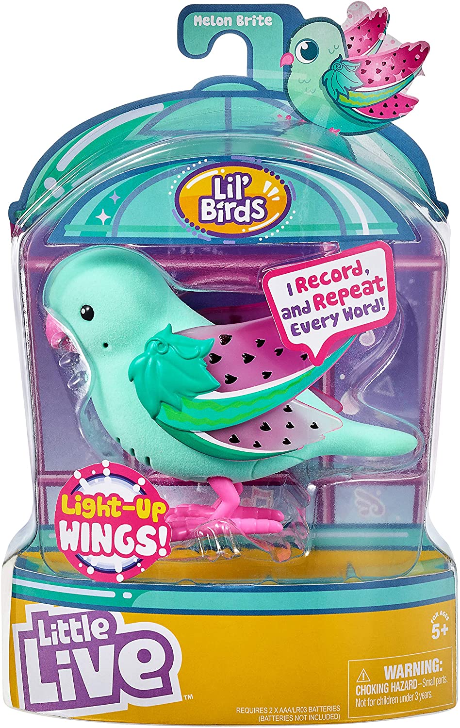 Little Live Pets Light-Up Birds – Melon Brite – BigaMart