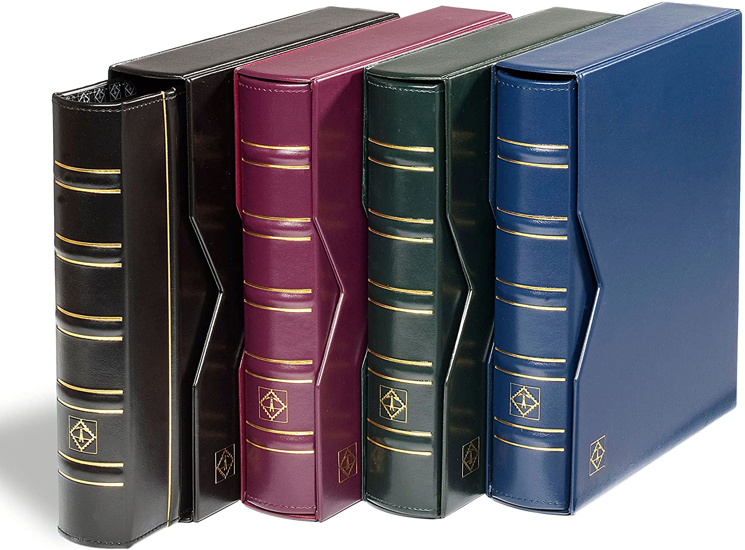 Lighthouse coin album OPTIMA, in classic design incl. slipcase, black ...