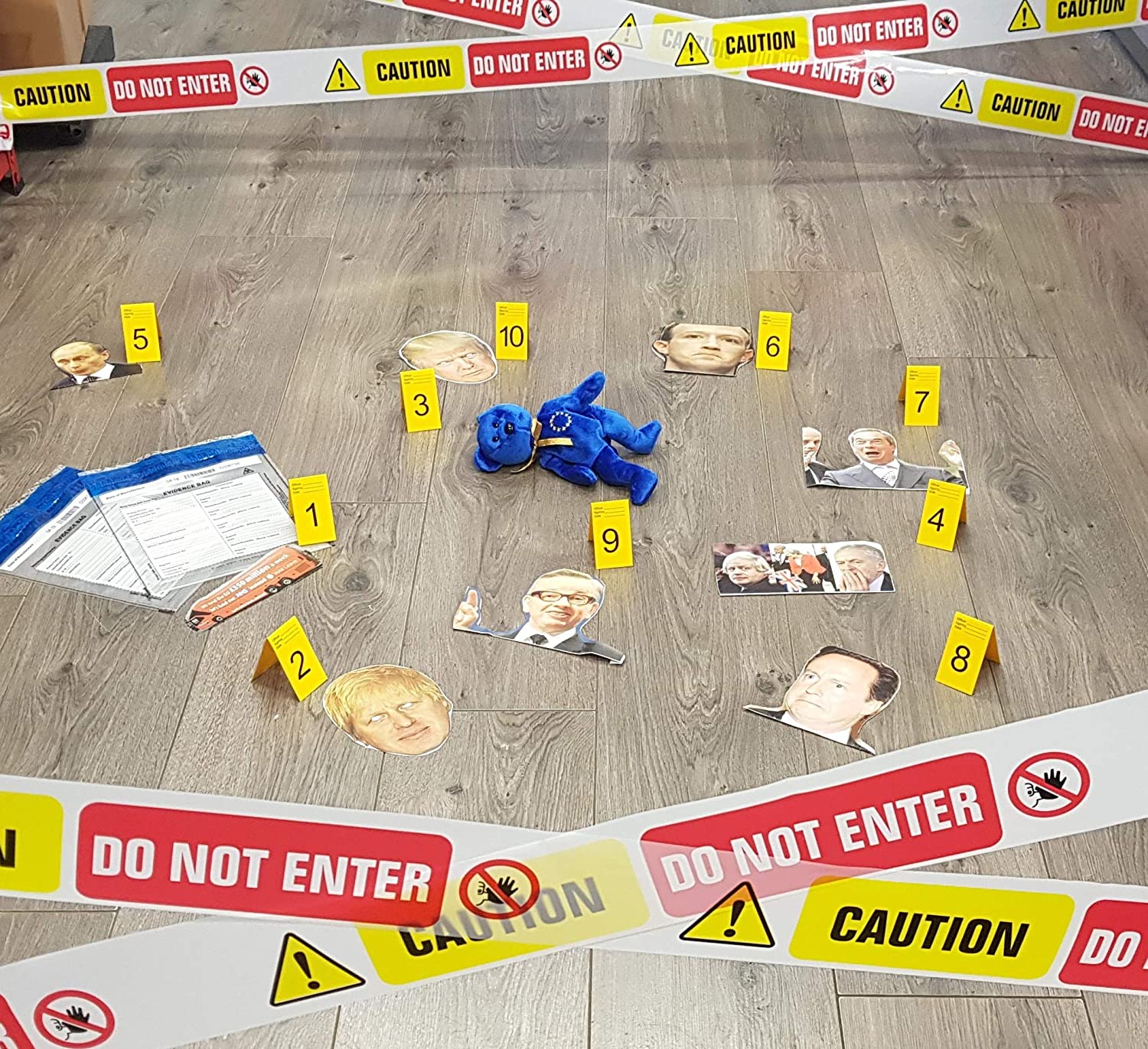 Kobe1 Caution Do Not Enter Barrier Tape (6mx1),Evidence Bags (x2),Photo ...