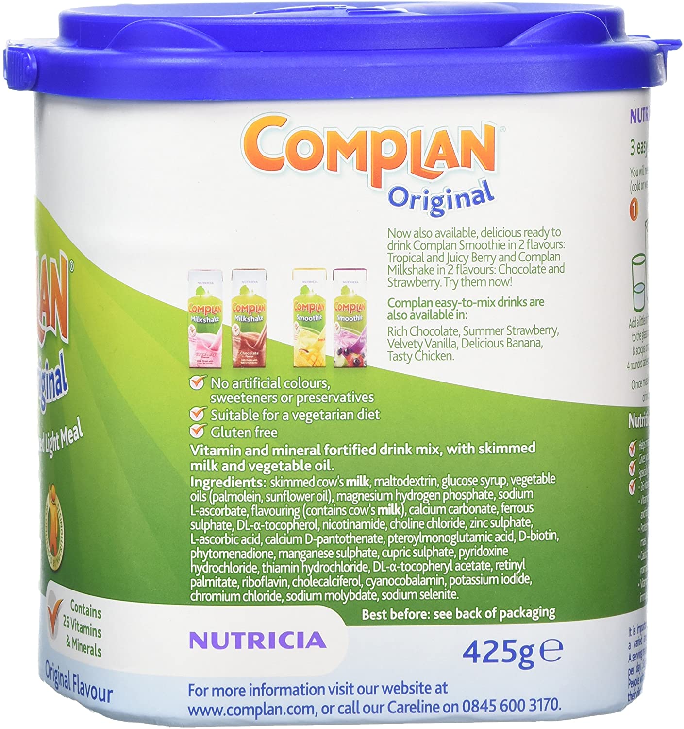 Complan Nutritious Vitamin Rich Drink, Original, 425 g – BigaMart