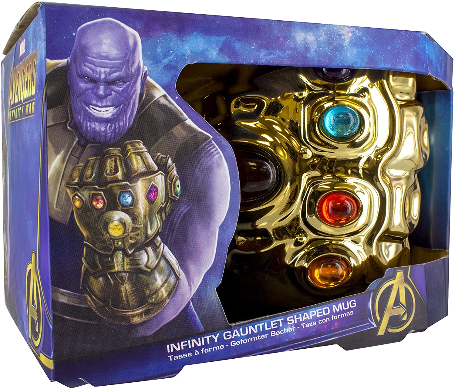 Paladone Avengers Infinity Gauntlet Mug – Ceramic Coffee Mug ...