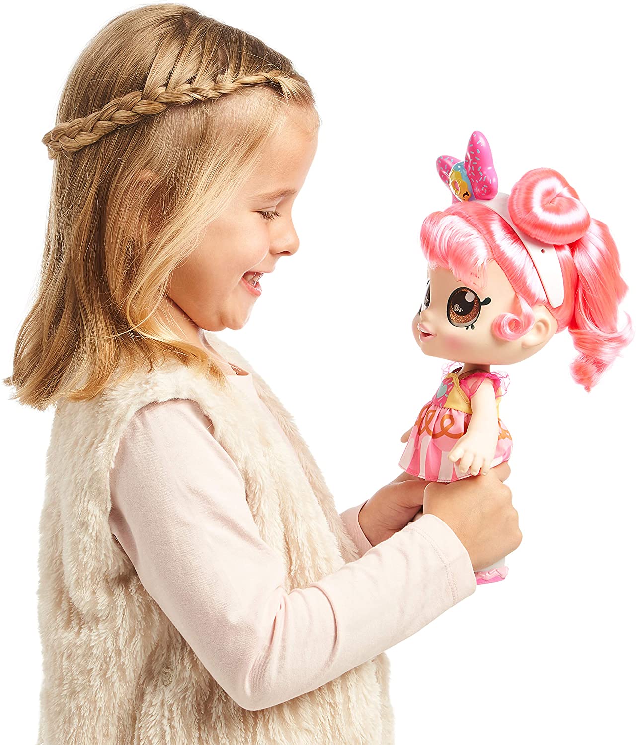 Kindi Kids Donatina 10 Inch Toddler Doll and 2 Shopkin Accessories ...